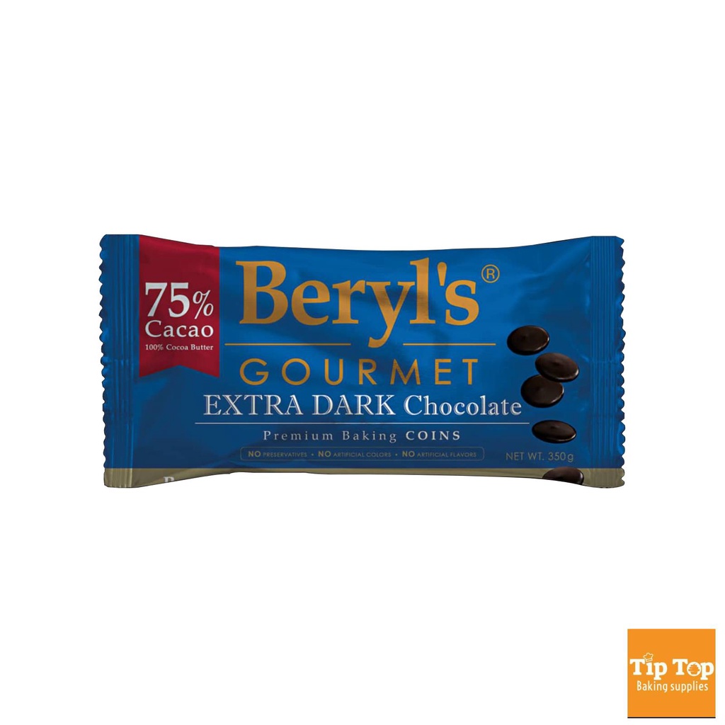 Beryl'S Bittersweet 75% Ext Dark Choc Coin 350G | Shopee Malaysia