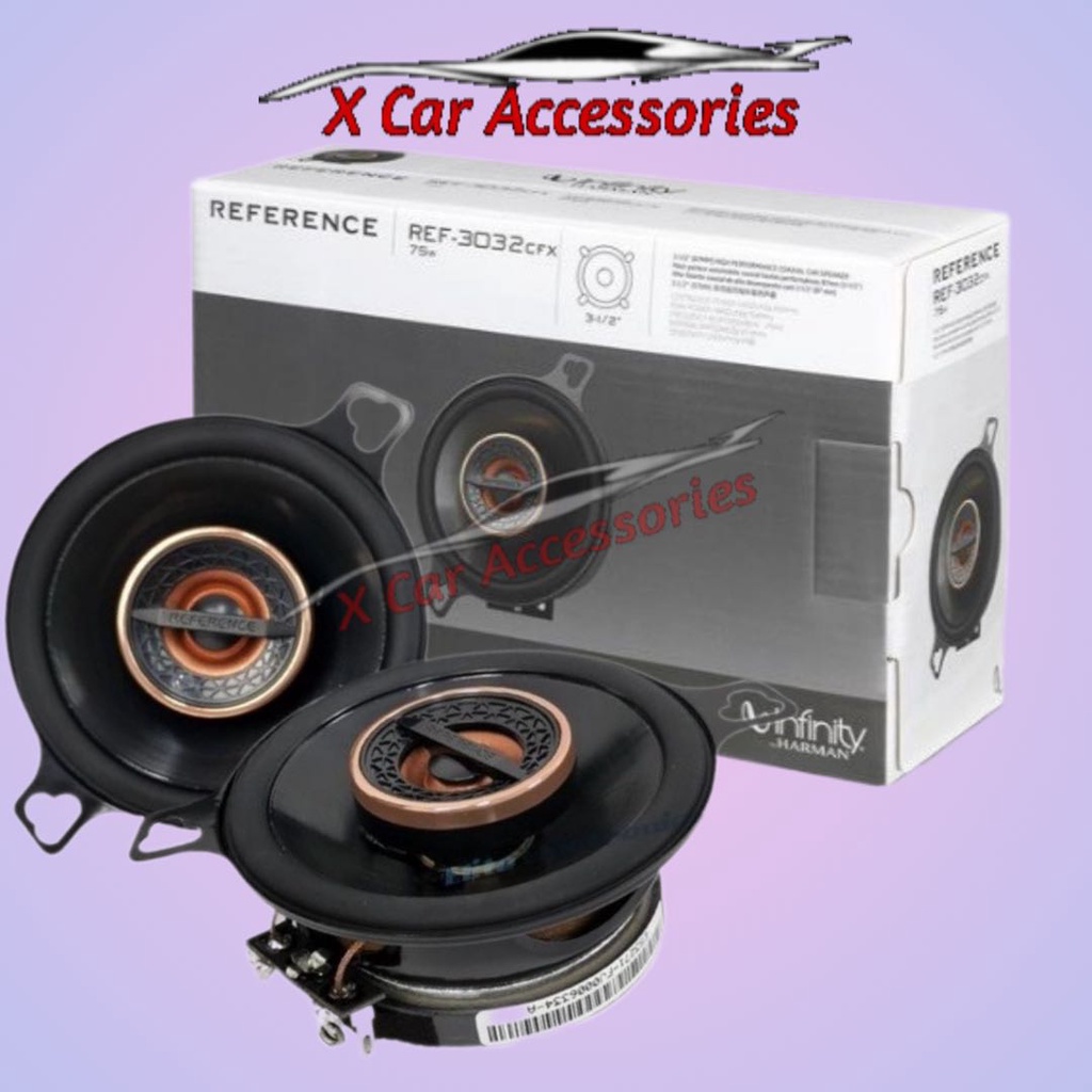 Infinity Ref-3032cfx 3.5" Inch 2-Way Coaxial Speakers (FREE PERFUME ...