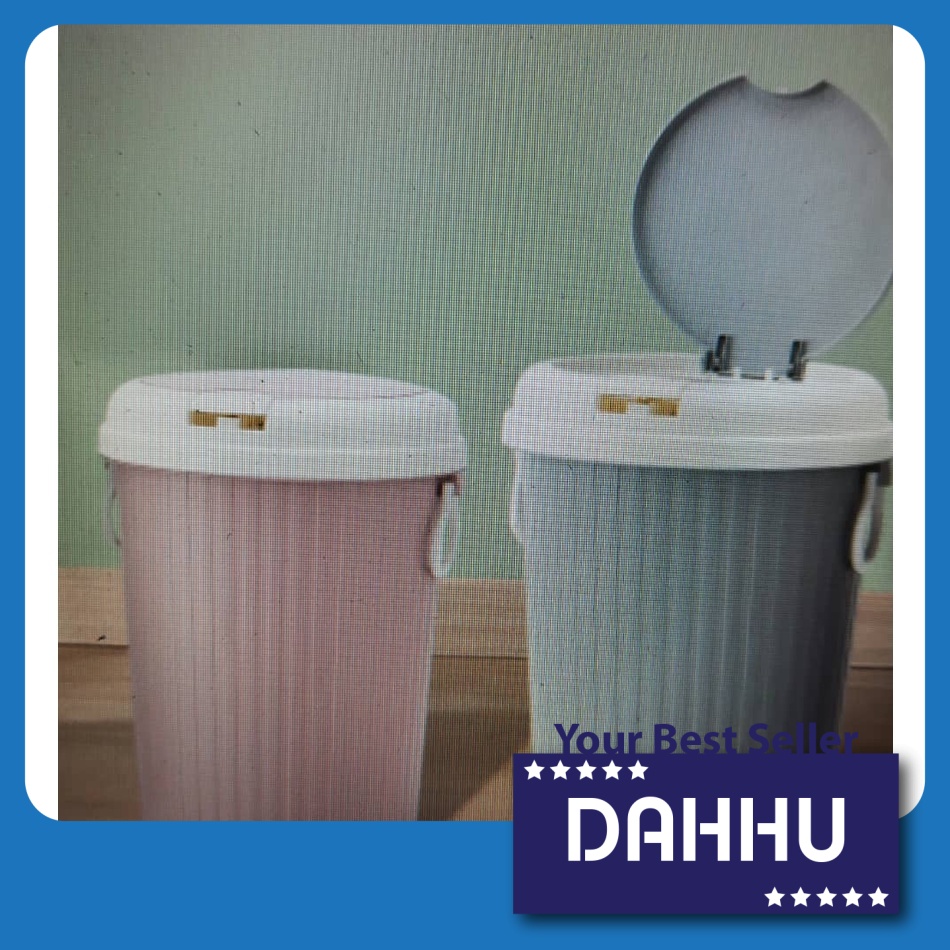 Press Open Dustbin/Trash can/Dust bin/Tong Sampah with cover/Garbage ...