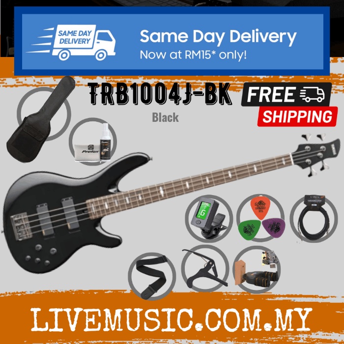 Yamaha TRB1004J 4-string Electric Bass Guitar ( TRB-1004J / TRB 1004J ...
