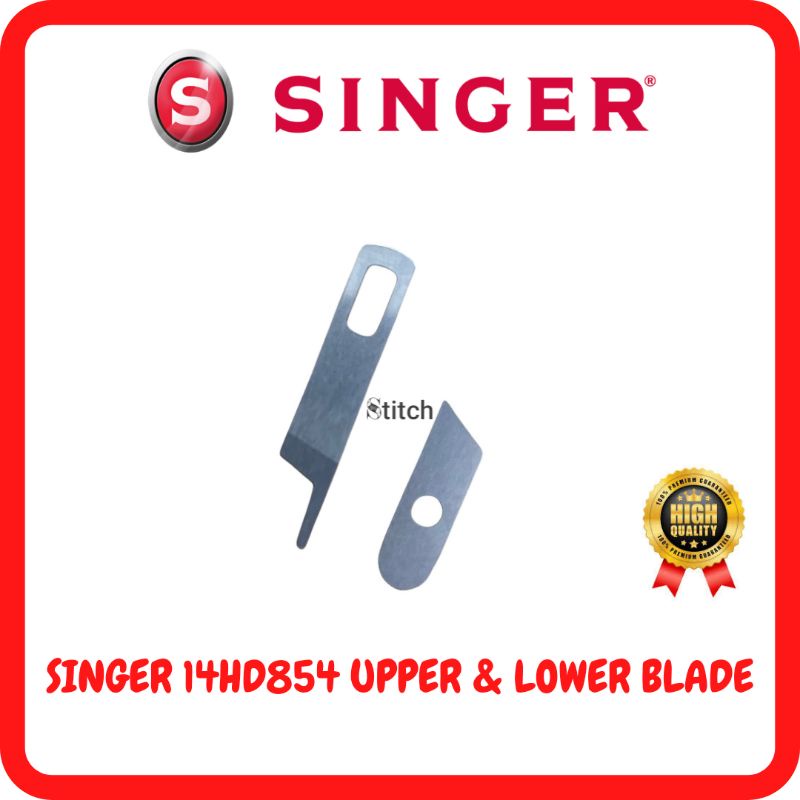 SINGER 14HD854 Upper & Lower Blade Overlock sewing machine | Shopee ...