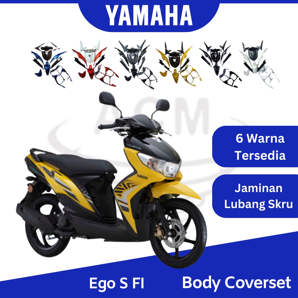 YAMAHA EGO S Fi Body Cover Set Coverset Body Kit Parts Coverset Fuel ...