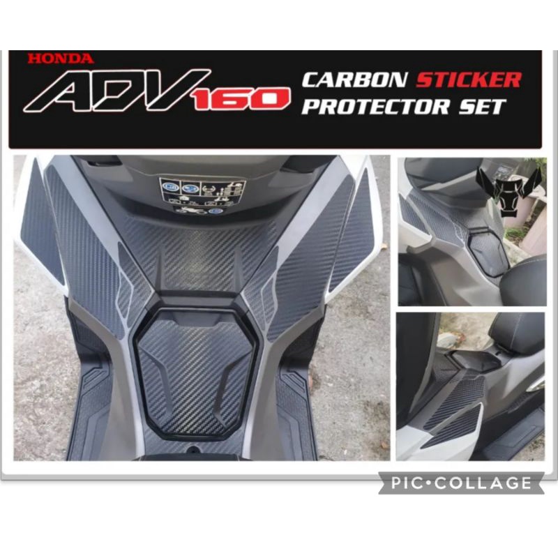 ADV 160 CARBON STICKER TANK PAD STICKER SET | Shopee Malaysia