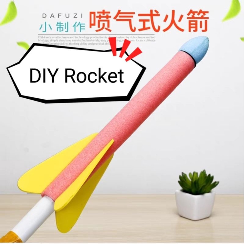 STEM/STEAM-Rocket Launcher EVA Foam Plane Toys Outdoors Game Science ...