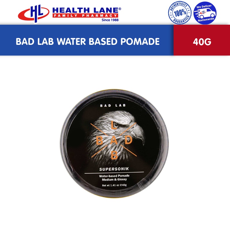 BAD LAB Supersonik Water-Based Pomade (40g) | Shopee Malaysia