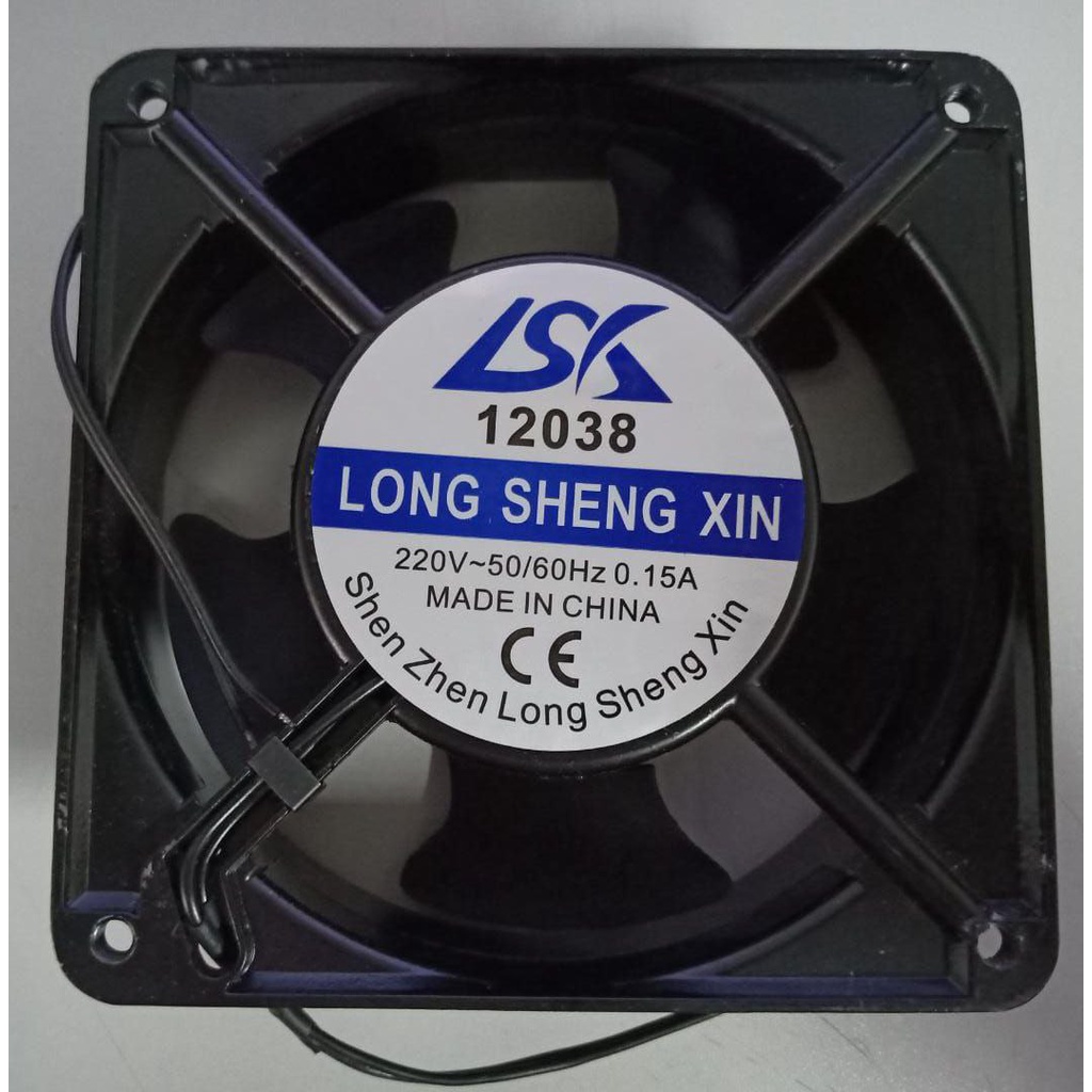 AC Fan Axial Silent Cooling Chassis Rack Fan Ball Bearing 12038 120x120x38mm 220VAC / 240VAC ...