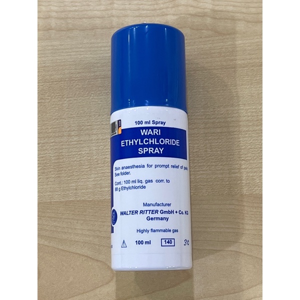 [Latest Packing] Walter Ritter Germany Ethylchloride Spray (100ml) EXP ...