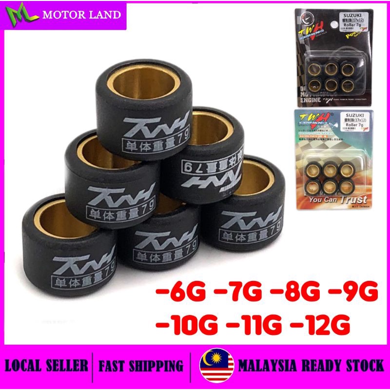 SUZUKI V100 V 100 RACING CLUTCH ROLLER TWH 6PCS = 1 SET 6G 7G 8G 9G 10G 11G 12G | Shopee Malaysia