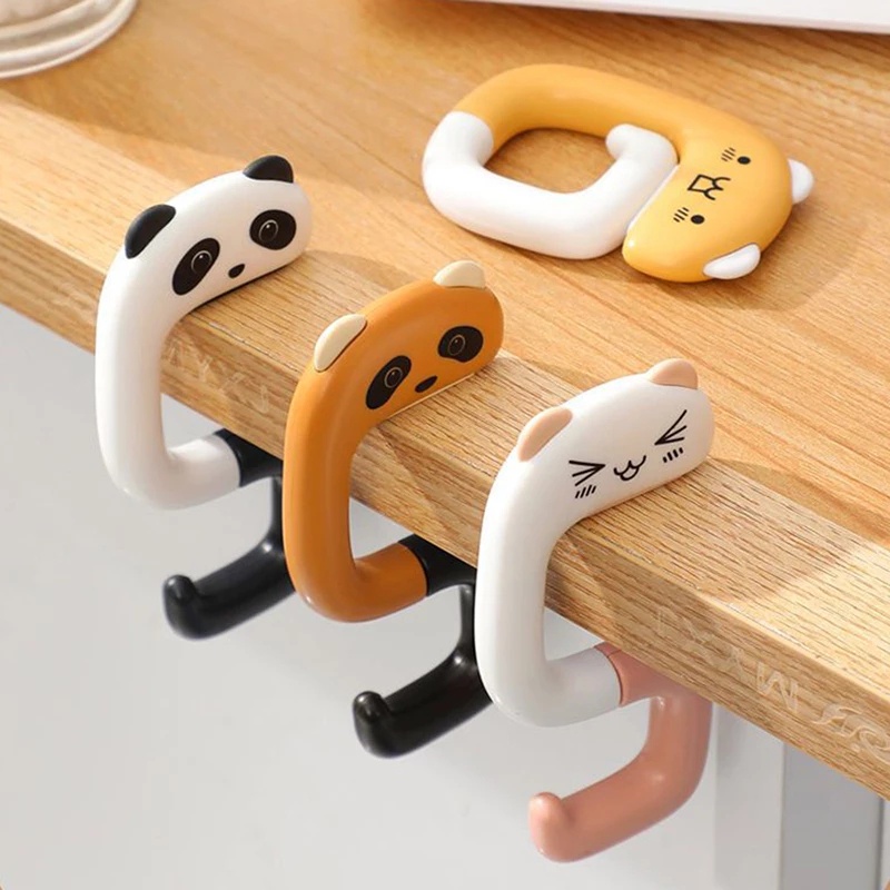 Cute Animal Bag Strong Hook Hanging Decorative Table Purse Bag Hooks ...