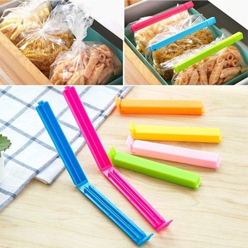 5pcs Klip Pengedap Makanan Reusable Food Seal Clip Dried Storage ...