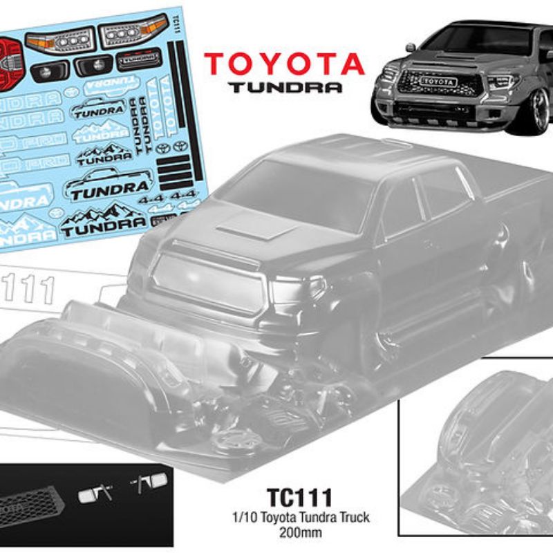 TEAMC RACING TC111 TOYOTA TUNDRA BODYSHELL | Shopee Malaysia