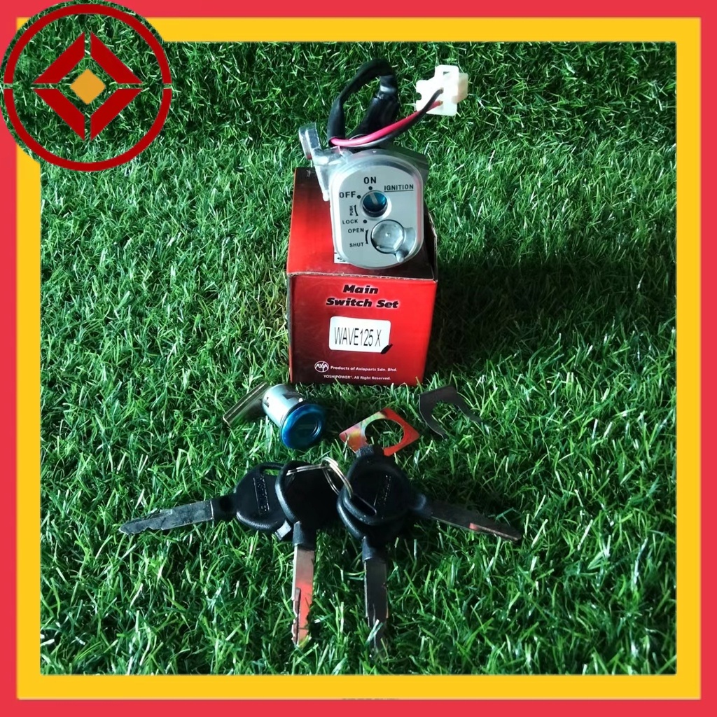 MAIN SWITCH SET HONDA W125 X WAVE125 X W125-X WAVE125-X MAIN SWITCH ...