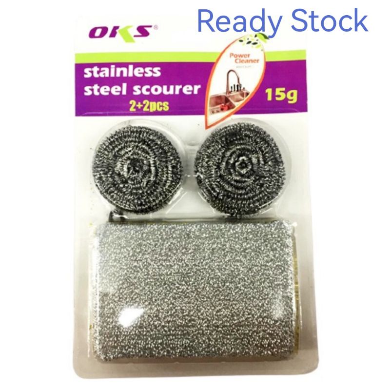 Cleaning Scourer 4 In 1 (Ready Stock) | Shopee Malaysia