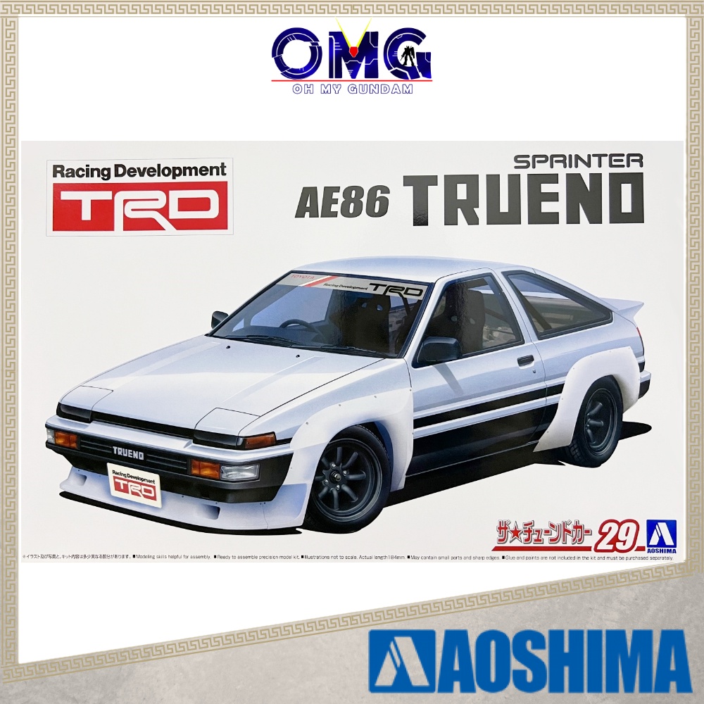 Aoshima 1/24 TRD Toyota AE86 Trueno N2 Specification 1985 No.29 The ...