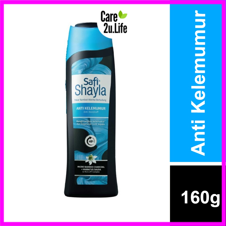 Safi Shayla Syampu Rambut Anti Kelemumur 160g Wanita Bertudung Haircare ...