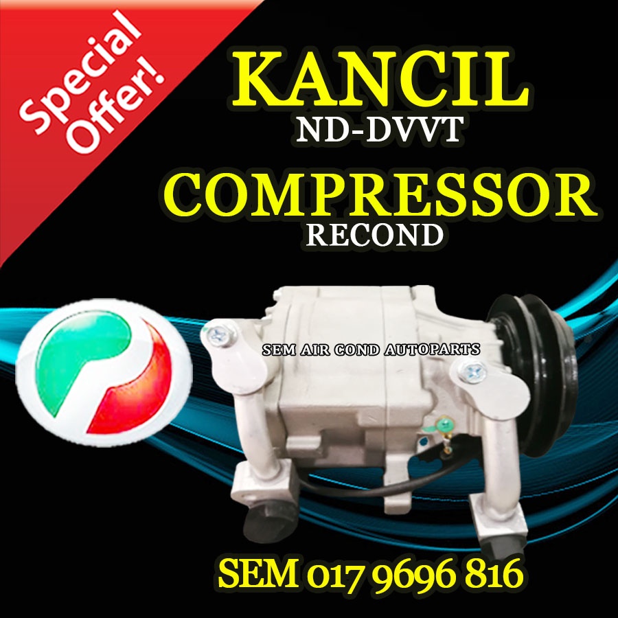 PERODUA KANCIL ND TO DVVT RECOND COMPRESSOR (CAR AIRCOND SYSTEM) | Shopee Malaysia