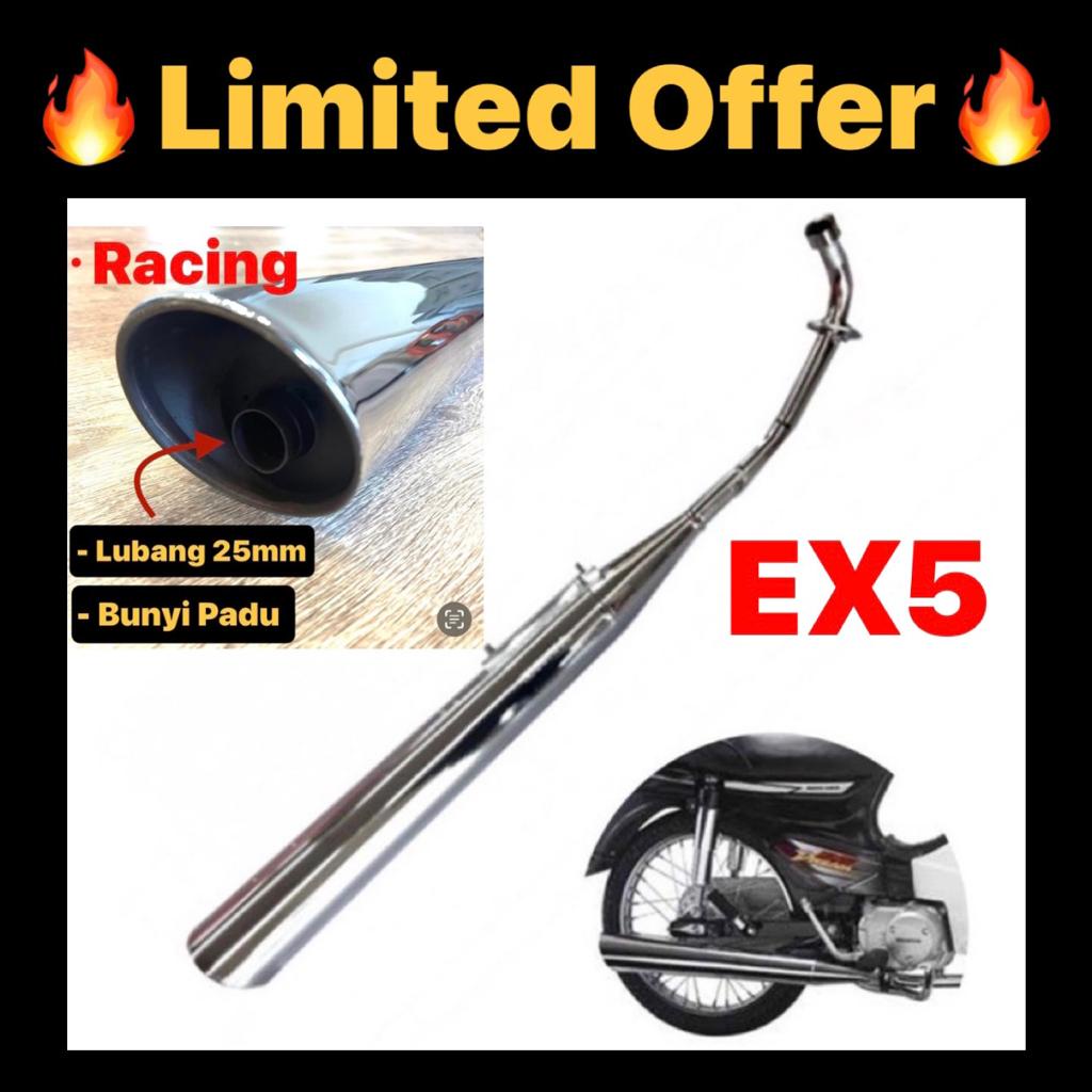Racing EXHAUST EX5 CUTTING STD 25mm HONDA EX5 DREAM EKZOS EXZOS MUFFLER RACING STANDARD SAMA NLK ...