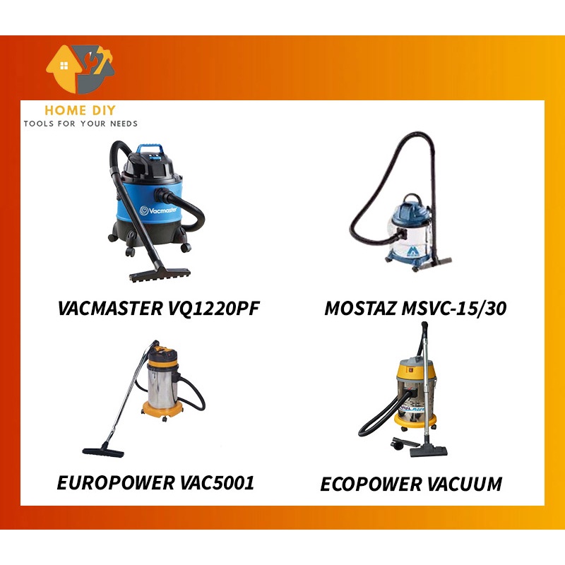 EUROX VACUUM/EURO POWER/VACMASTER/MOSTAZ MOTO/ECO POWER WET/DRY 3 IN 1 ...