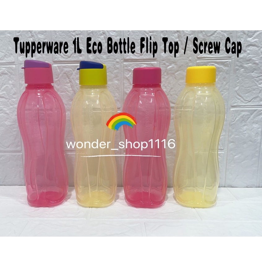 🔥Limited🔥Tupperware Eco Bottle 1L Flip Top / Screw Cap | Shopee Malaysia