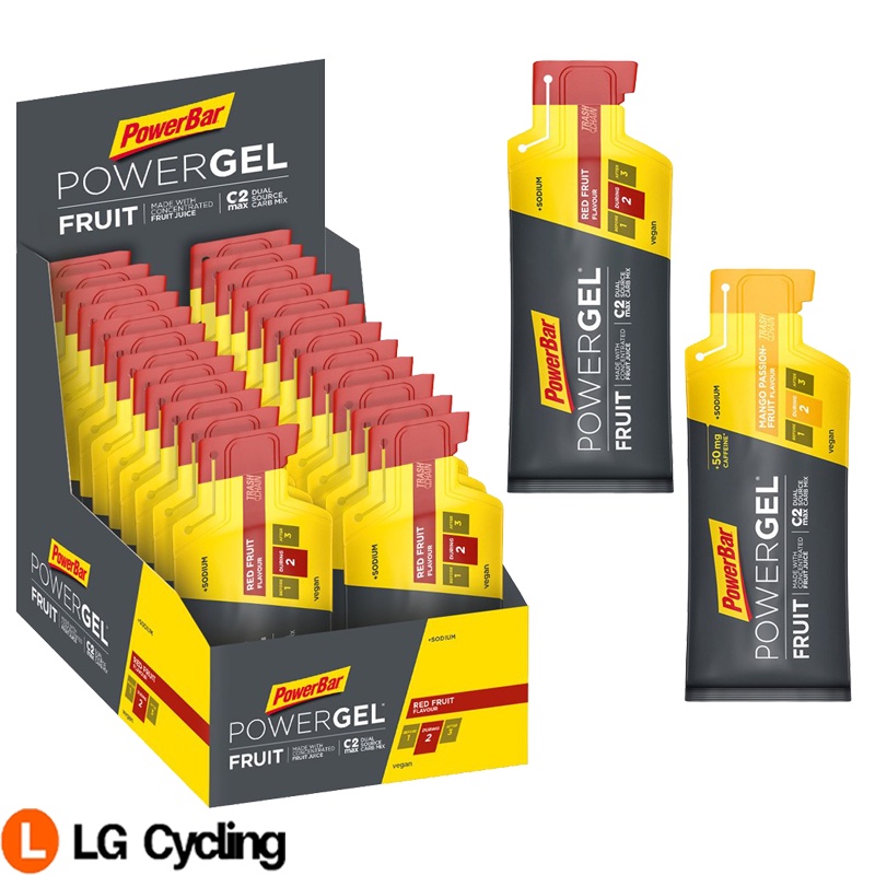 PowerBar PowerGel Fruit 41g With Carbohydrates Bike Basikal Cycling ...