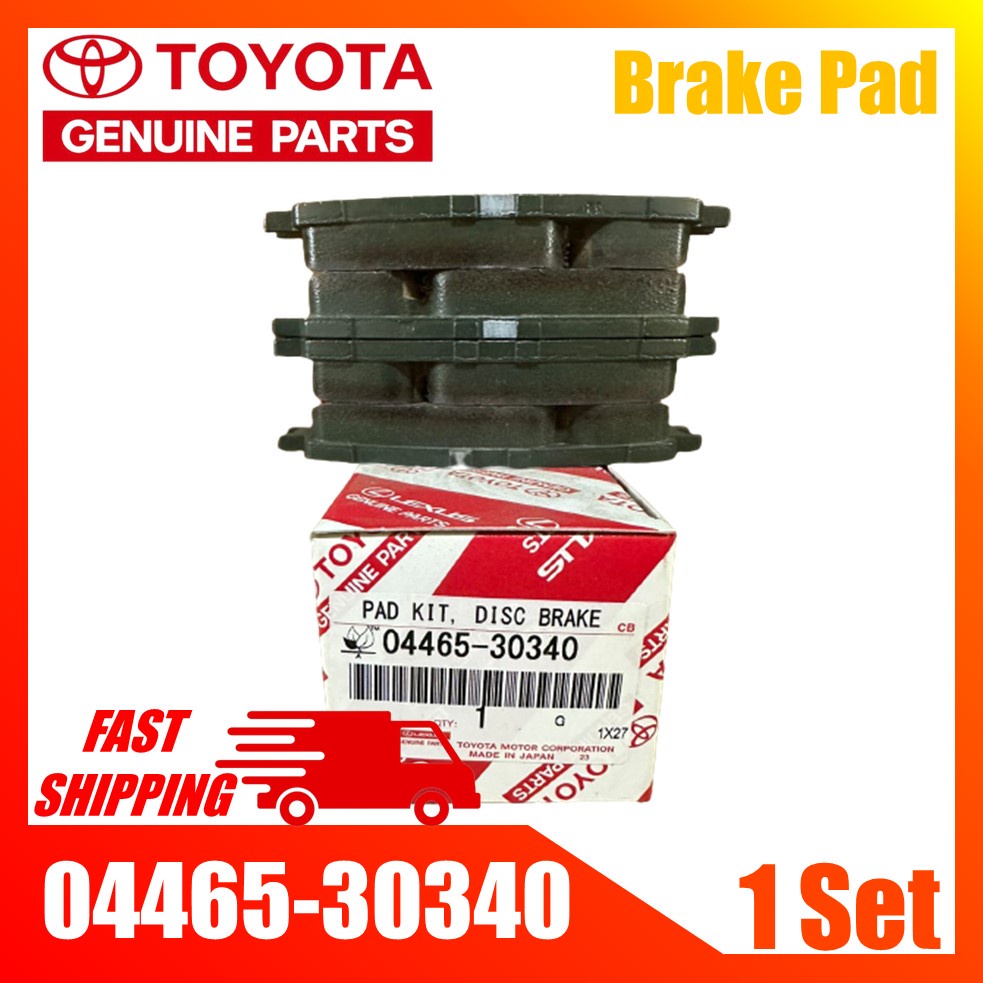 Genuine Toyota Front Brake Pad Disc Pad Brake Disc 04465-30340 – Wish ...
