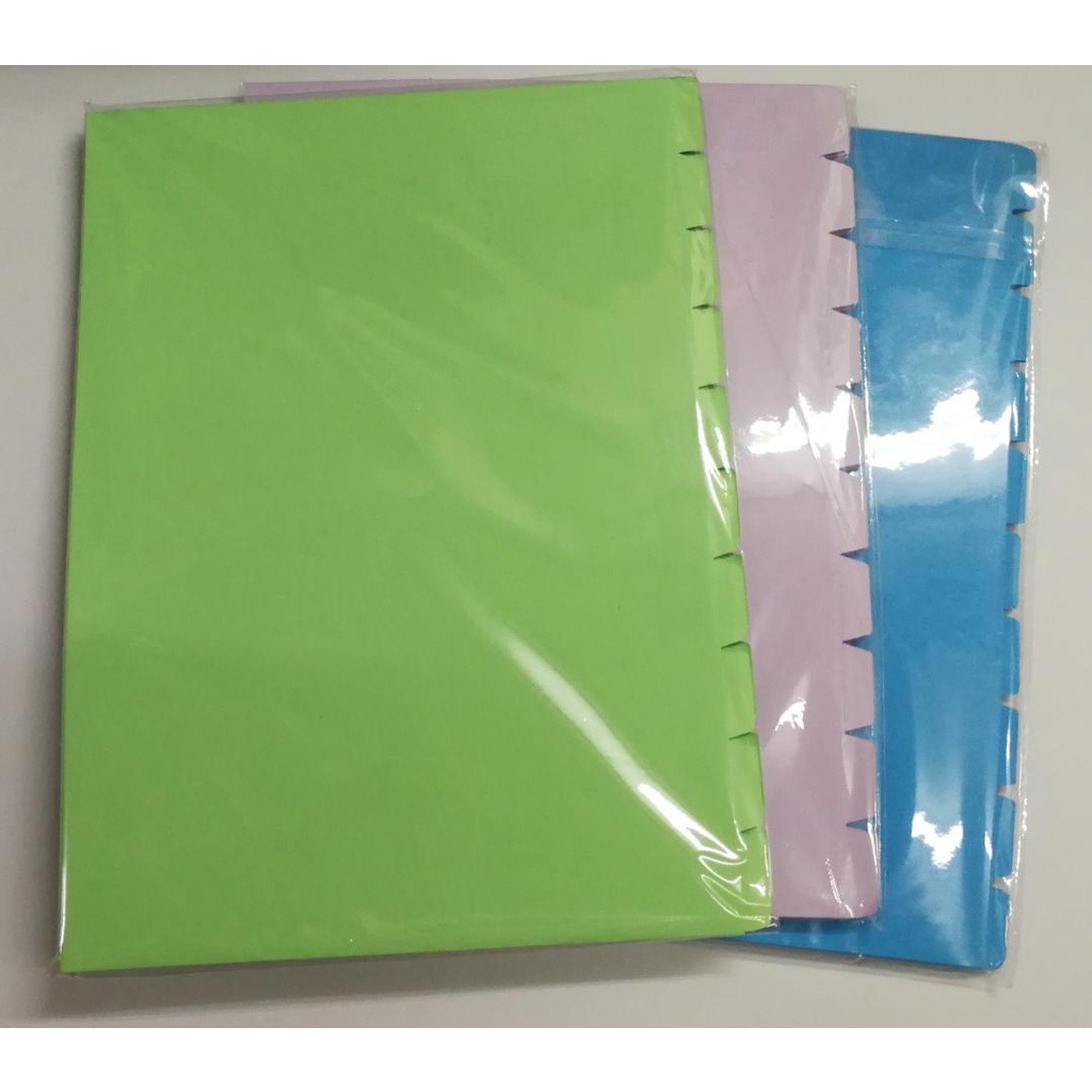 10 TABS SINGLE COLOUR PAPER INDEX DIVIDER | Shopee Malaysia