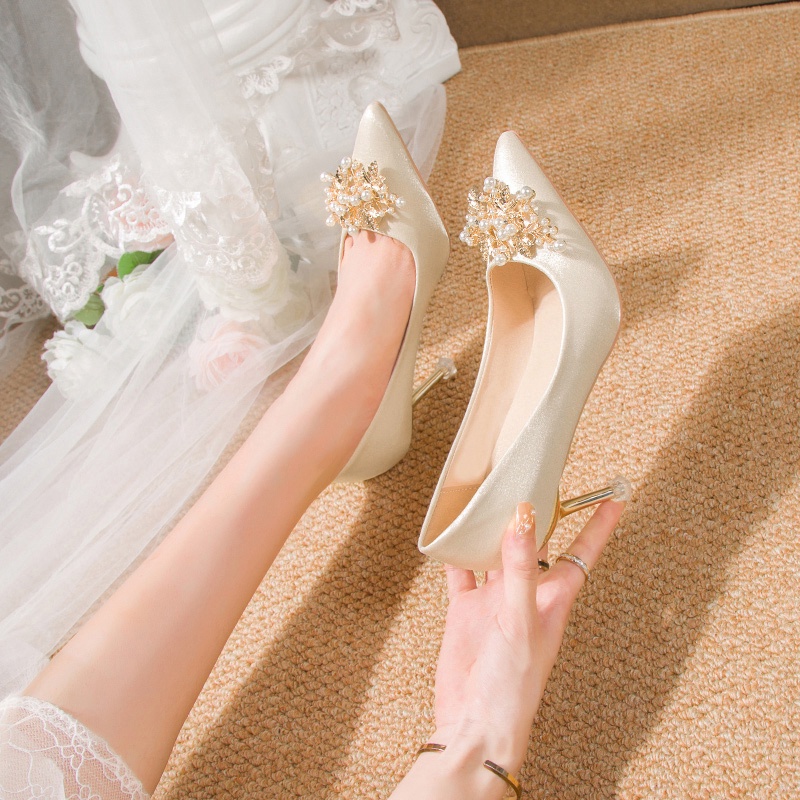 Raya kasut raya perempuan Kasut Perkahwinan Women's High Heels, kasut ...