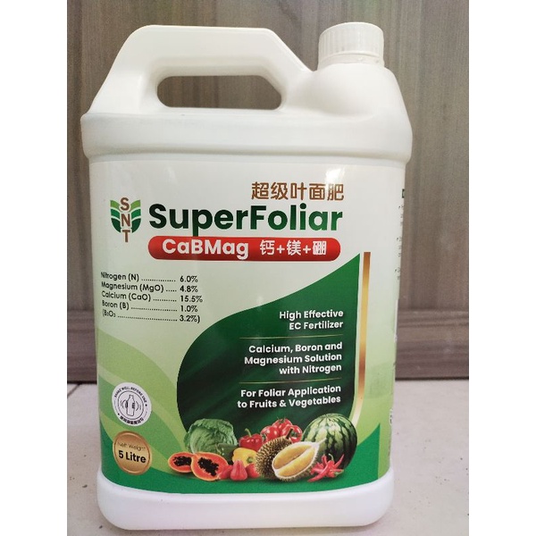 SNT SuperFoliar CaBMag [5L] | Shopee Malaysia