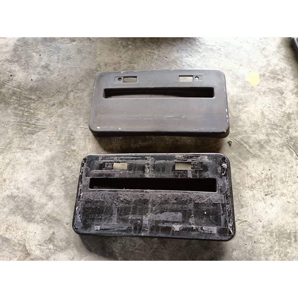 mitsubishi lancer evo x side plate holder depan quality tebal pp ...