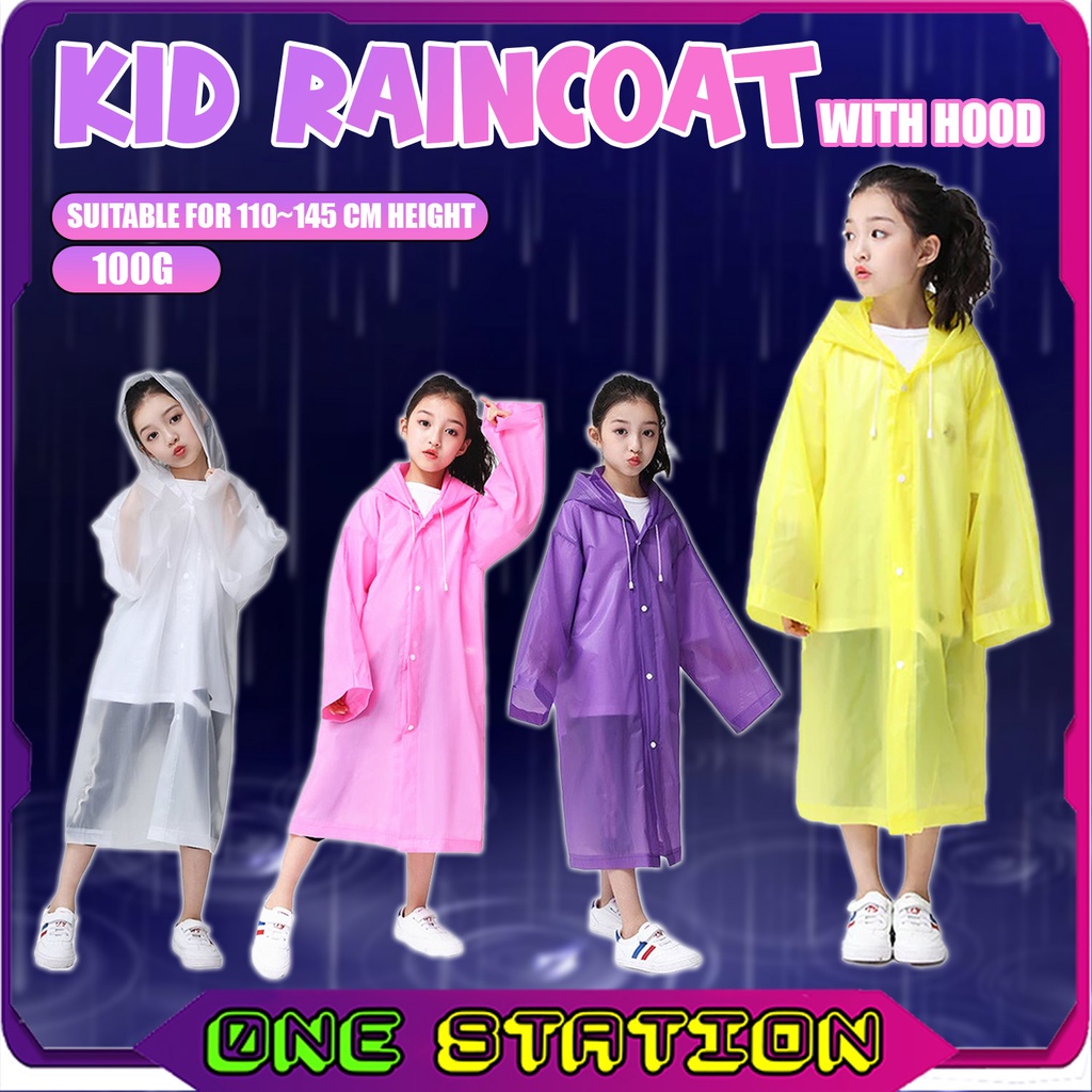 Kids Raining Coat Children Raincoat Children Rain Coat Waterproof Rain Coat Kids Baju Hujan ...