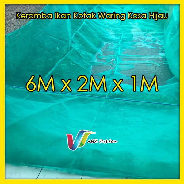 HIJAU Waring Green Gauze Premium Fish Cage Size 6x2x1 | Shopee Malaysia