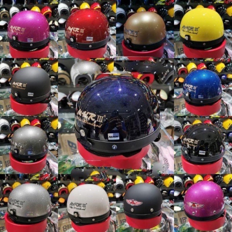 MHR HELMET SEPARUH 1/2 half cut, Helmet steng, Helmet Mhr 1:1, Mhr Kura ...