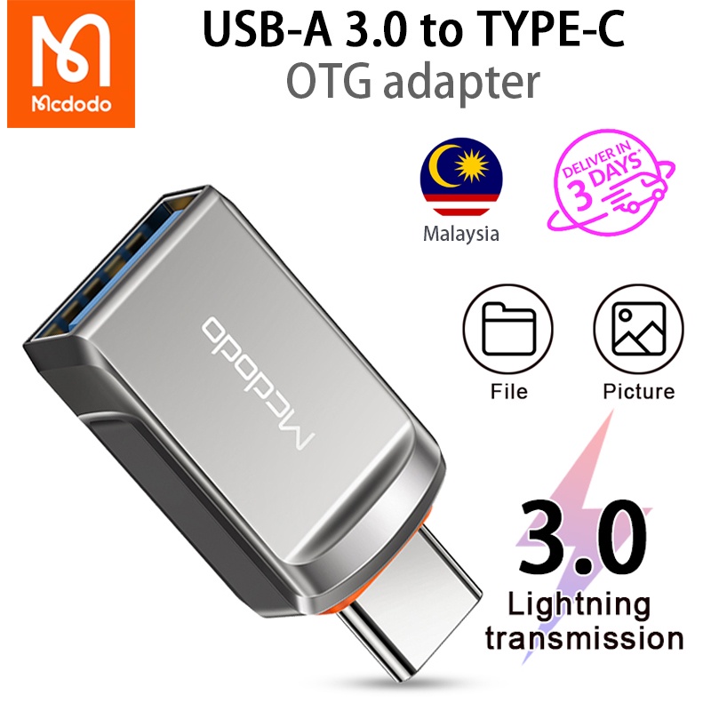 Mcdodo USB to type-C converter OTG adapter Andro mobile mouse keyboard ...