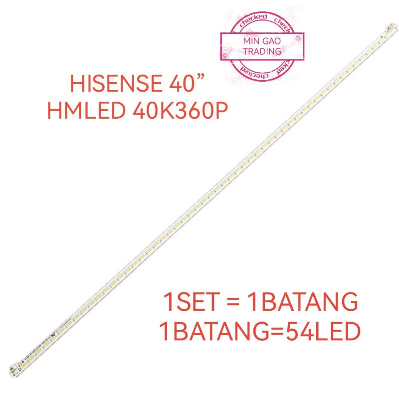 HISENSE 40”40K360 HMLED 40K360P LED TV Back light | Shopee Malaysia