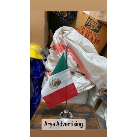 Mexico country flag+stainless table pole | Shopee Malaysia
