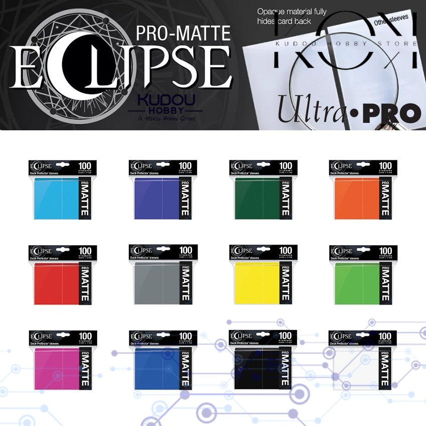 Ultrapro UP Ultra Pro Pro Matte New Eclipse Deck Protector 100pcs Color ...
