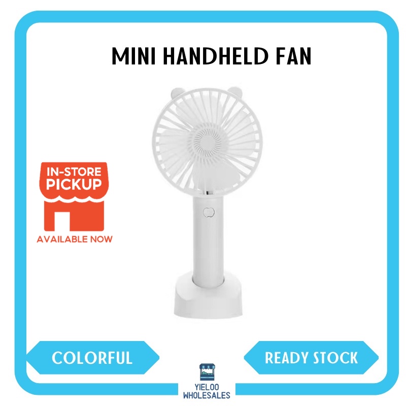 Mini Handheld Portable USB Rechargeable Cute Cooling Fan For Indoor ...