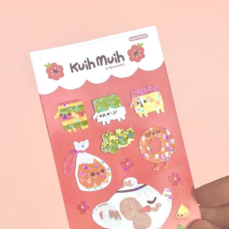 CHUUBI Kuih Muih Series - Sticker Sheet | Shopee Malaysia