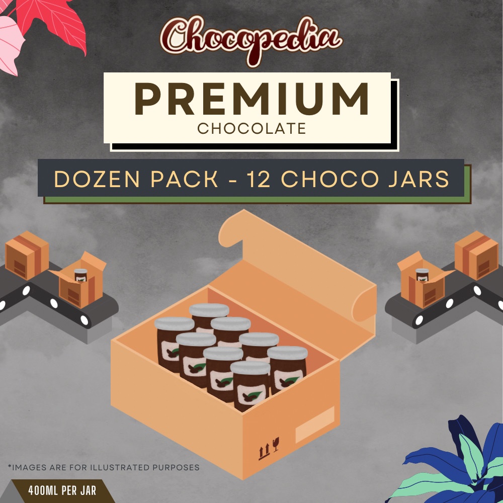 [PACK] [READY STOCK] Chocopedia (DOZEN 12 JARS) Premium Choco Jars ...