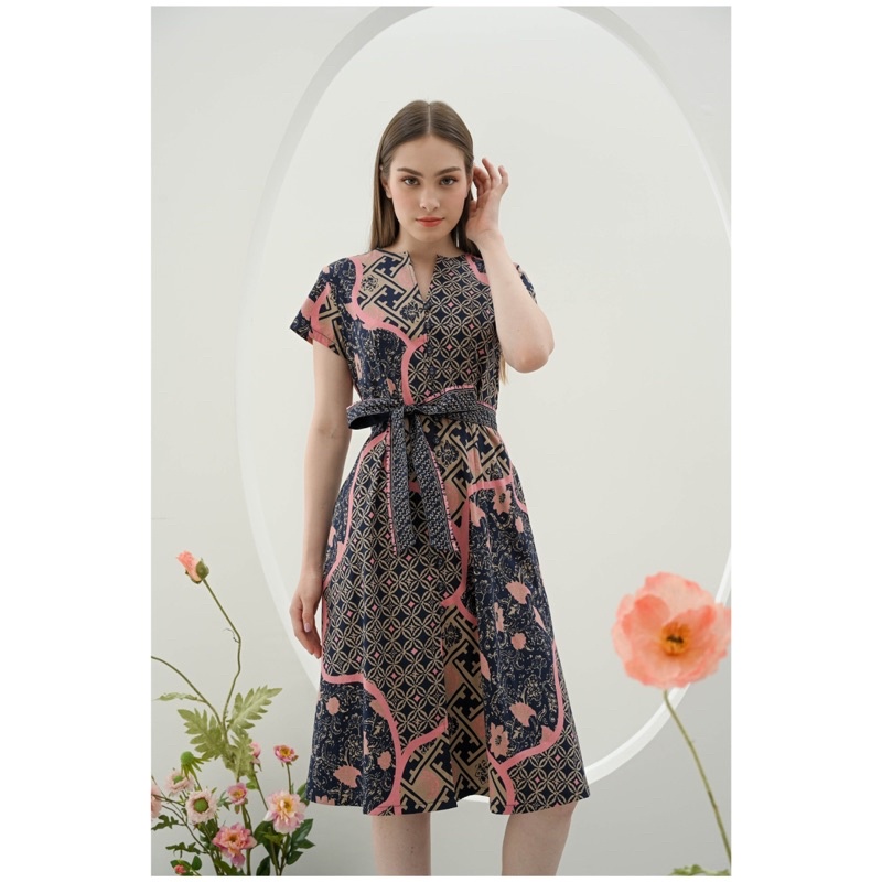 KATUN Chinese New Year Edition Batik Dress, Stretch Cotton Material ...