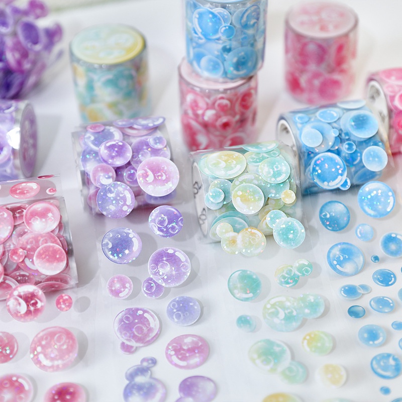 P PET Tape Colorful Bubble Die-Cutting Cuckoo Card Series Special ...