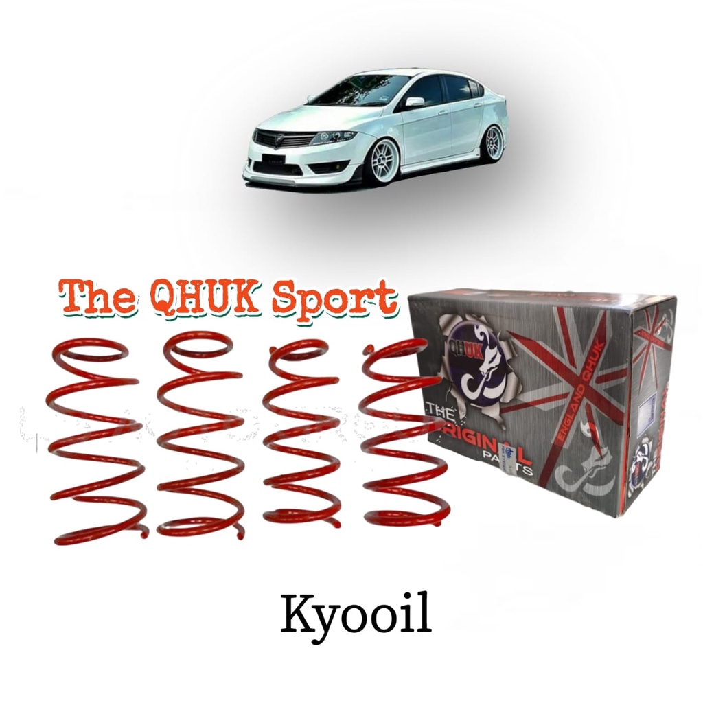 Proton Preve/ Exora QHUK Sport Performax Lowered Coil Spring | Shopee ...