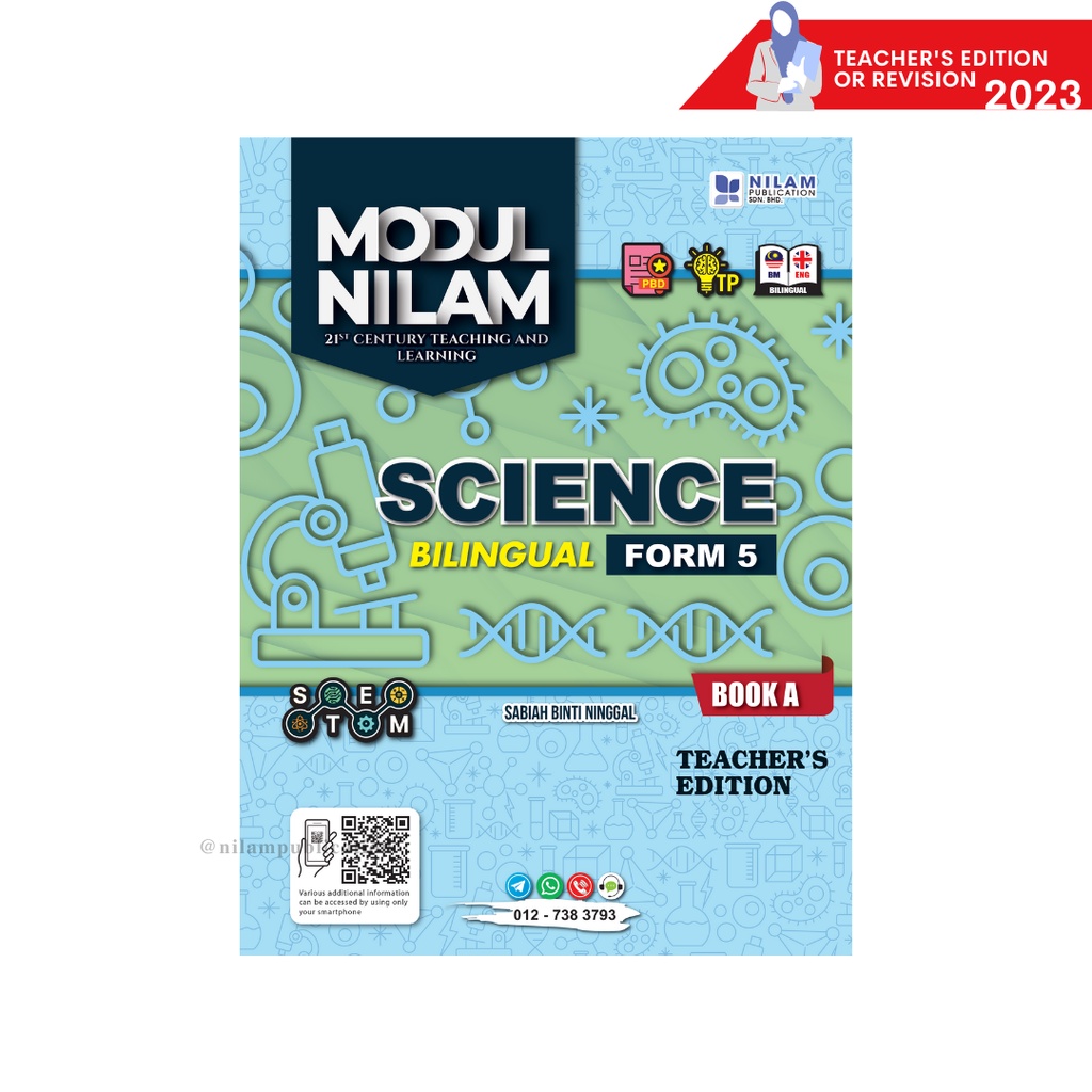NILAM *EDISI GURU* SCIENCE Form 5 (2023) Book A Dwibahasa Bilingual ...