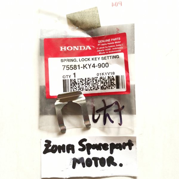 Rear Saddle Seat Lock Button Grand Supra Beat fi AHM 75581 KY4 900 ...