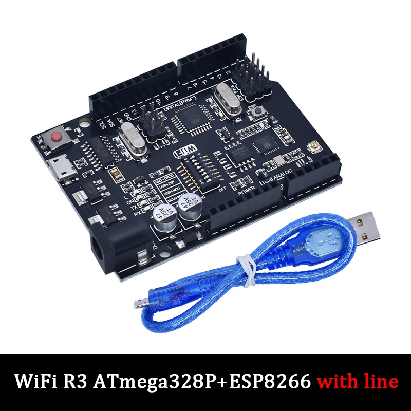 UNO R3 Official Box ATMEGA16U2 / UNO+WiFi R3 Original ATMEGA328P Chip ...