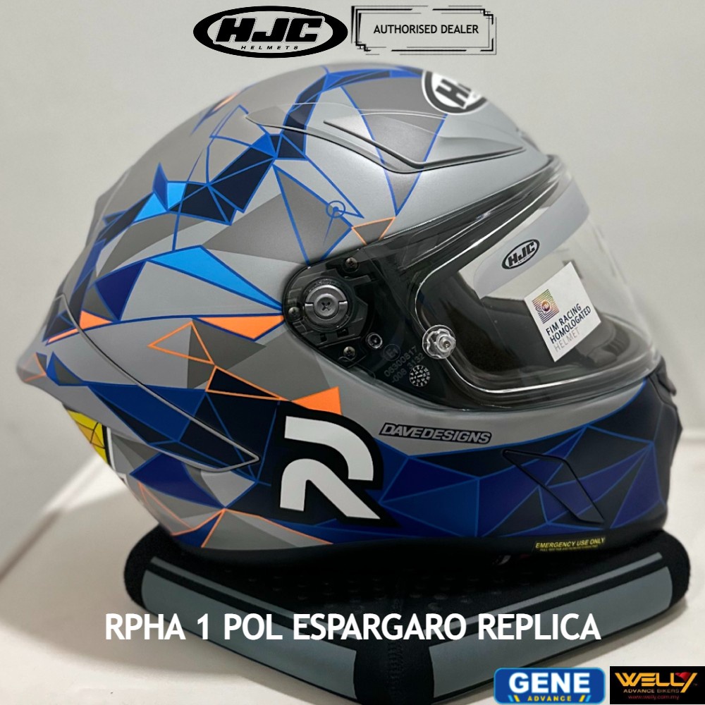 HJC RPHA 1 Pol Espargaro Replica Sport Racing Helmet 100% Original From ...