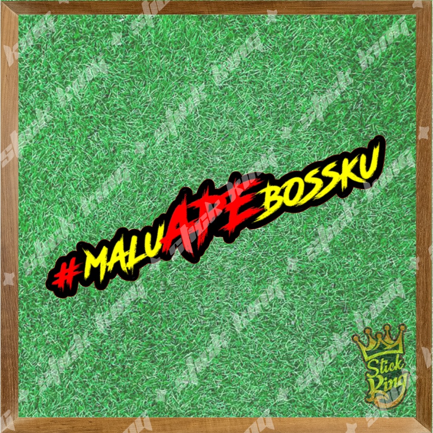 STIKER HASHTAG MALU APE BOSSKU [READY STOCK] | Shopee Malaysia