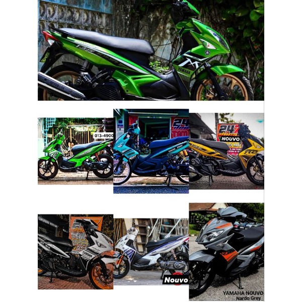 COVERSET NOUVO LC sticker/HLD Body set Nouvo LC/Siap tampal sticker ...