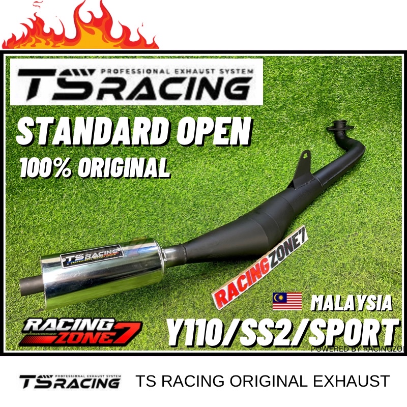 TS RACING Y110 Y100 SS1 SS2 Dinamik Exhaust Standard Racing/ STD Open ...