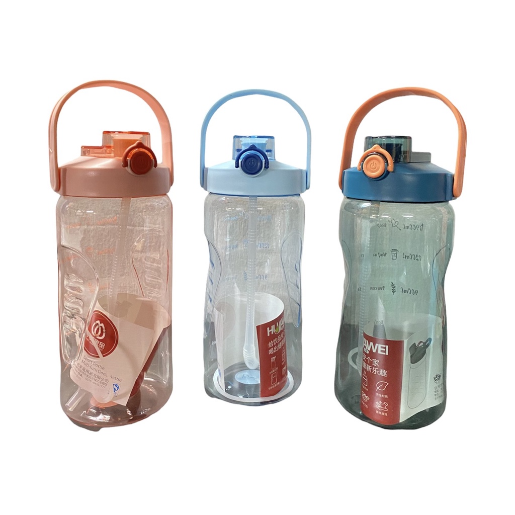 [LOCAL READY STOCKS] Water Bottle 1900ML With Carrying Handle Ergonomic ...